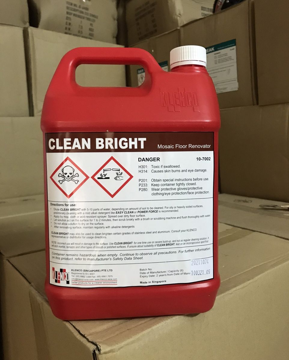 Hóa chất tẩy rửa xử lý bề mặt Klenco Clean Bright
